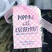 Popping With Excitement Tags, EDITABLE Popcorn Favor Tag, Baby Shower ...