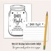 Date Night Jar, Date Jar Sign & Cards, Date Night Idea Card, Date Night ...