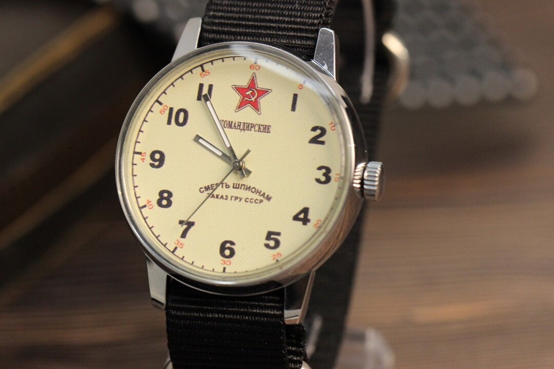 Komandirskie Pobeda Watch Soviet USSR Communist Commandership - Etsy