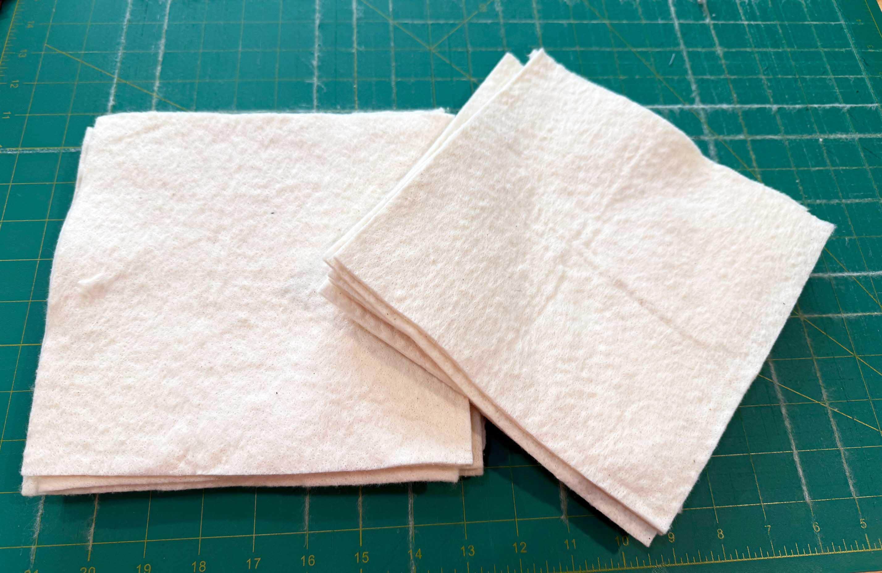 Cotton Batting Squares: Fifteen 8"x8" Squares, Quilt-as-you-go ...