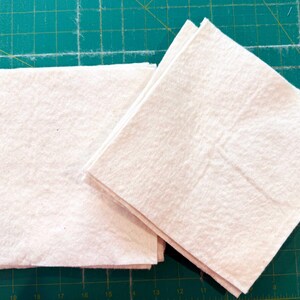 Cotton Batting Squares: Fifteen 8"x8" Squares, Quilt-as-you-go ...