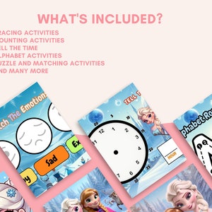 FROZEN Busy Book, Quite Book, Princess Busy Book, Learning Book ...