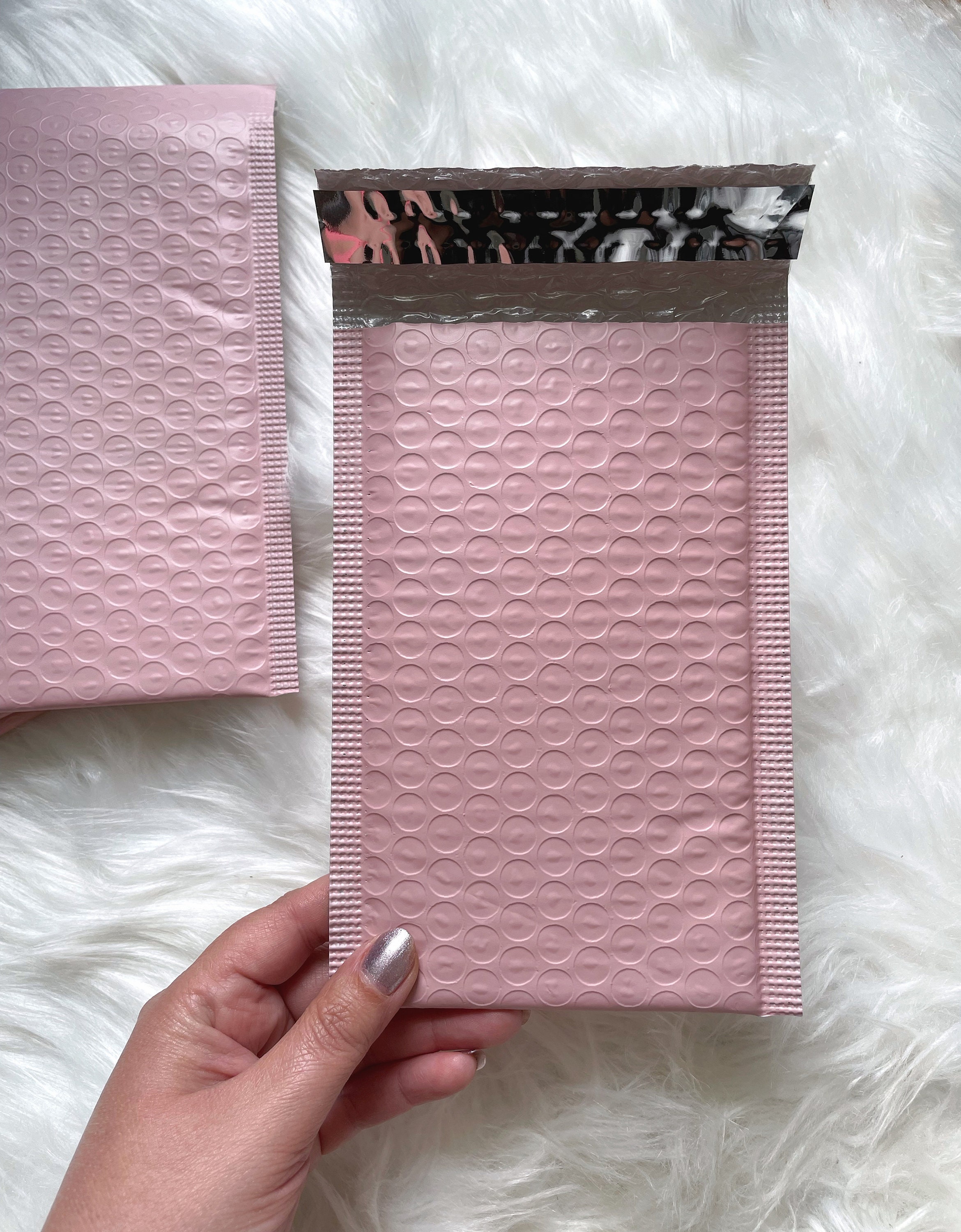 Matte Pink Padded Poly Bubble Mailer Small Lot or Bulk | Buy More and ...