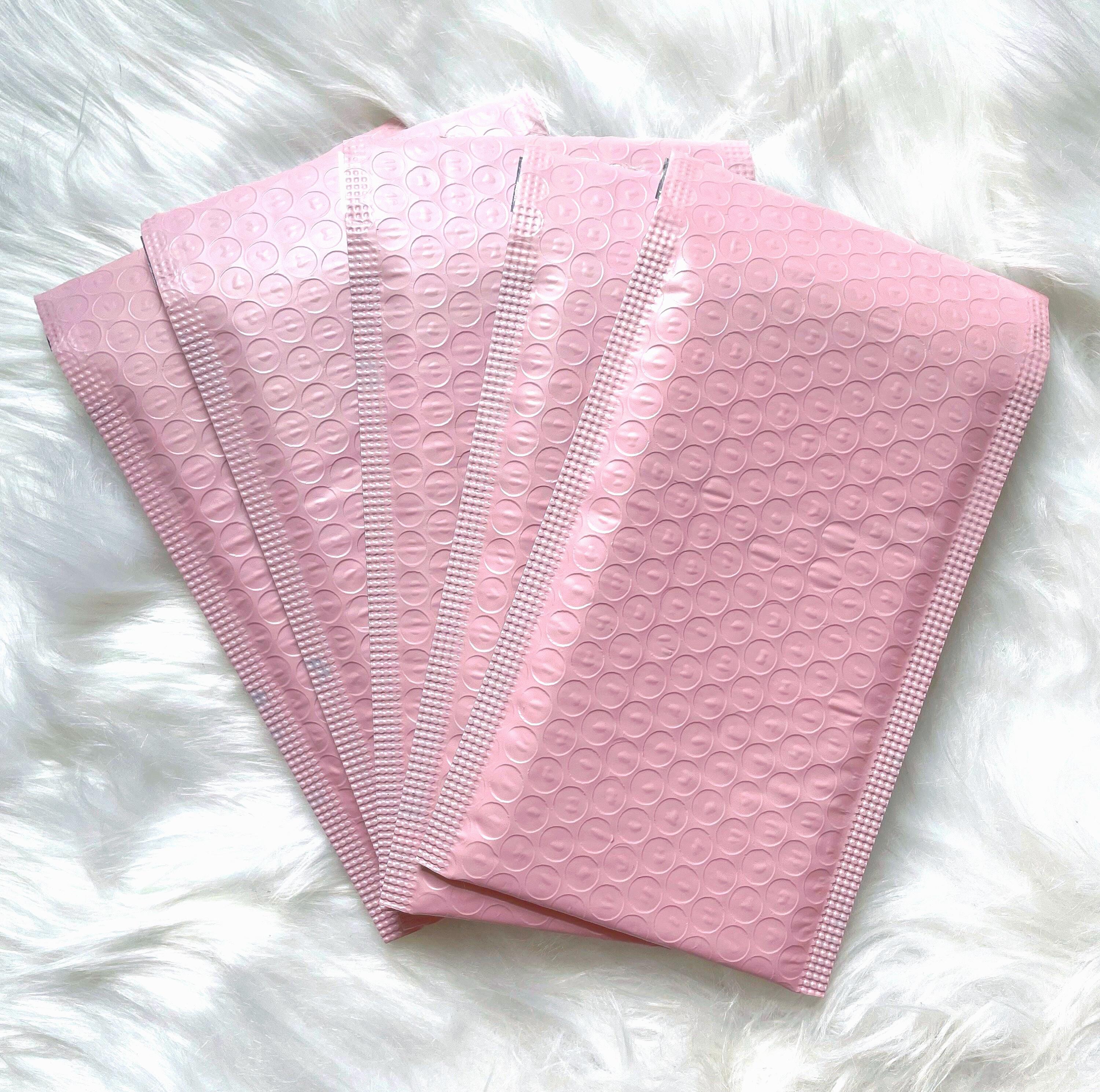Pink Bubble Mailer Padded Shipping Supplies Branded Shop Mailer Small ...