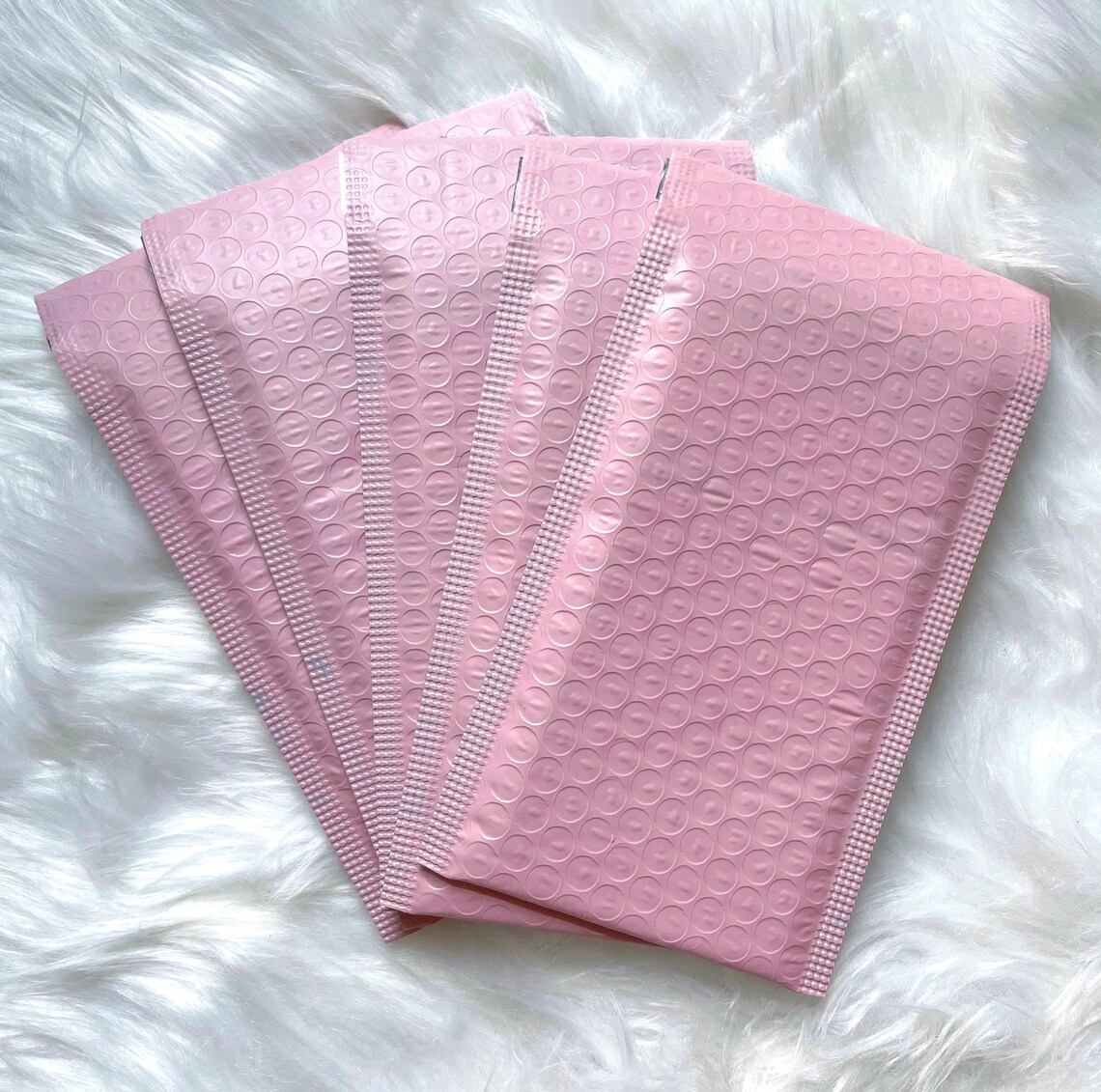 Matte Pink Padded Poly Bubble Mailer Small Lot or Bulk | Buy More and ...