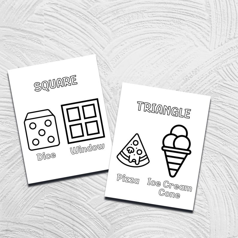 Printable Kids Coloring Book | Learn Shapes With Fun Pages | Shapes ...