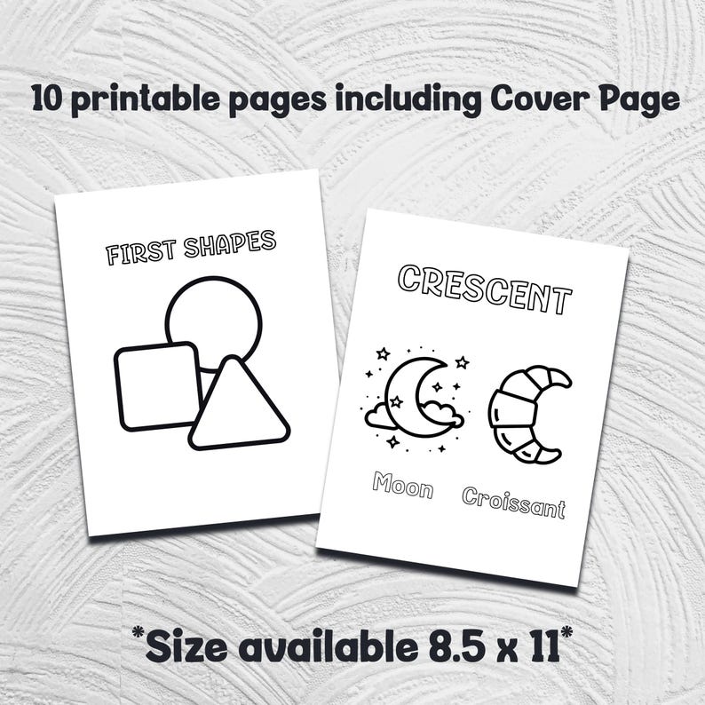 Printable Kids Coloring Book | Learn Shapes With Fun Pages | Shapes ...