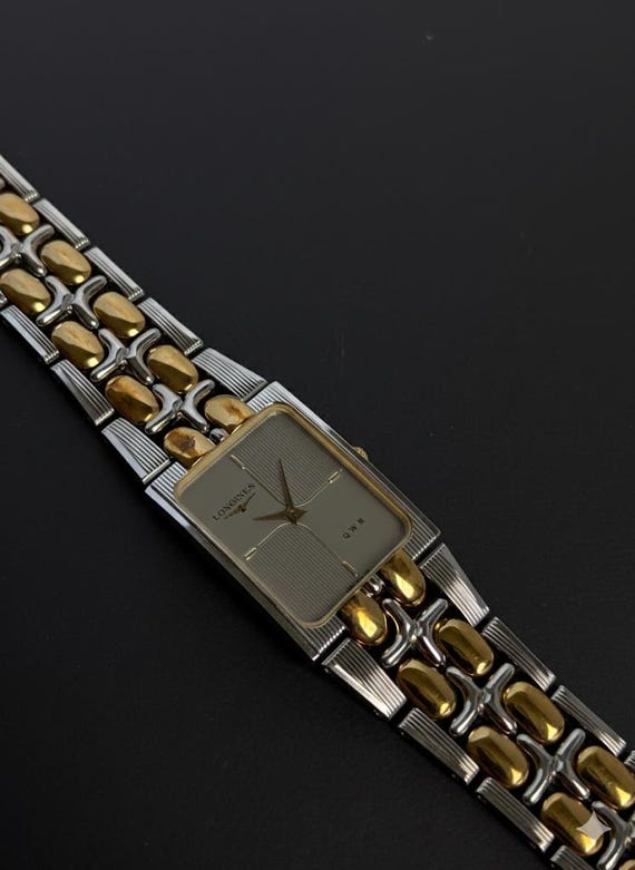 Vintage Longines Gemini Quartz Two-Tone Watch and Cas… - Gem