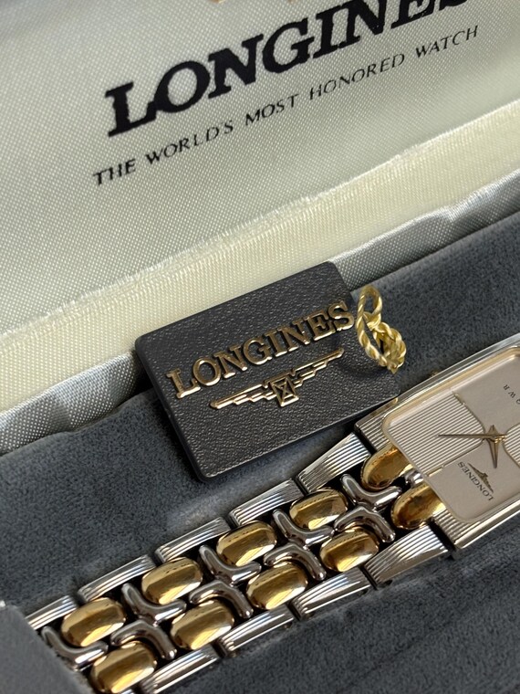 Vintage Longines Gemini Quartz Two-Tone Watch and Cas… - Gem