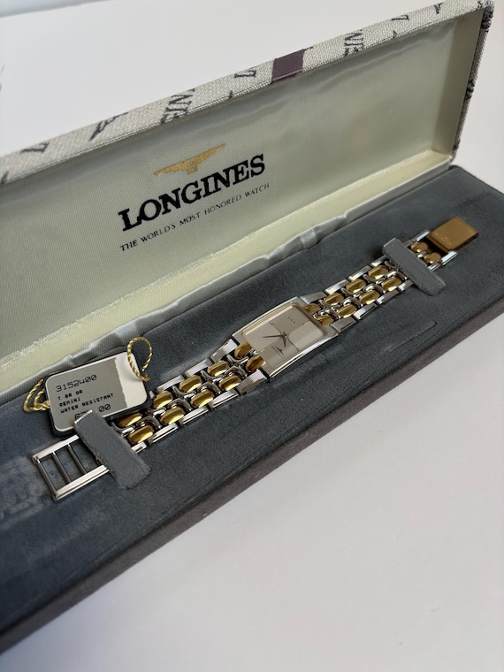 Vintage Longines Gemini Quartz Two-Tone Watch and Cas… - Gem