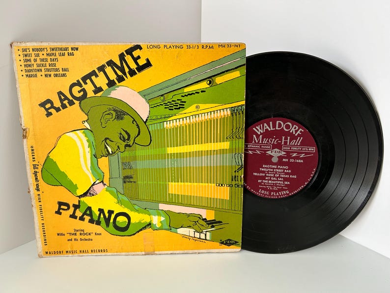 Vinyl 10" VINTAGE LP Willie "the Rock" Knox and His Orchestra - Ragtime ...