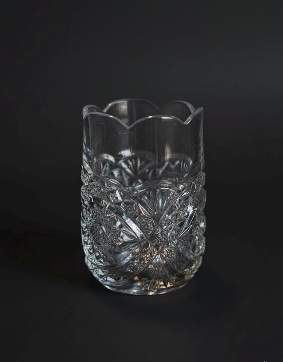 Antique EAPG Imperial Glass Hobstar Celery Vase | Clear Pattern ...