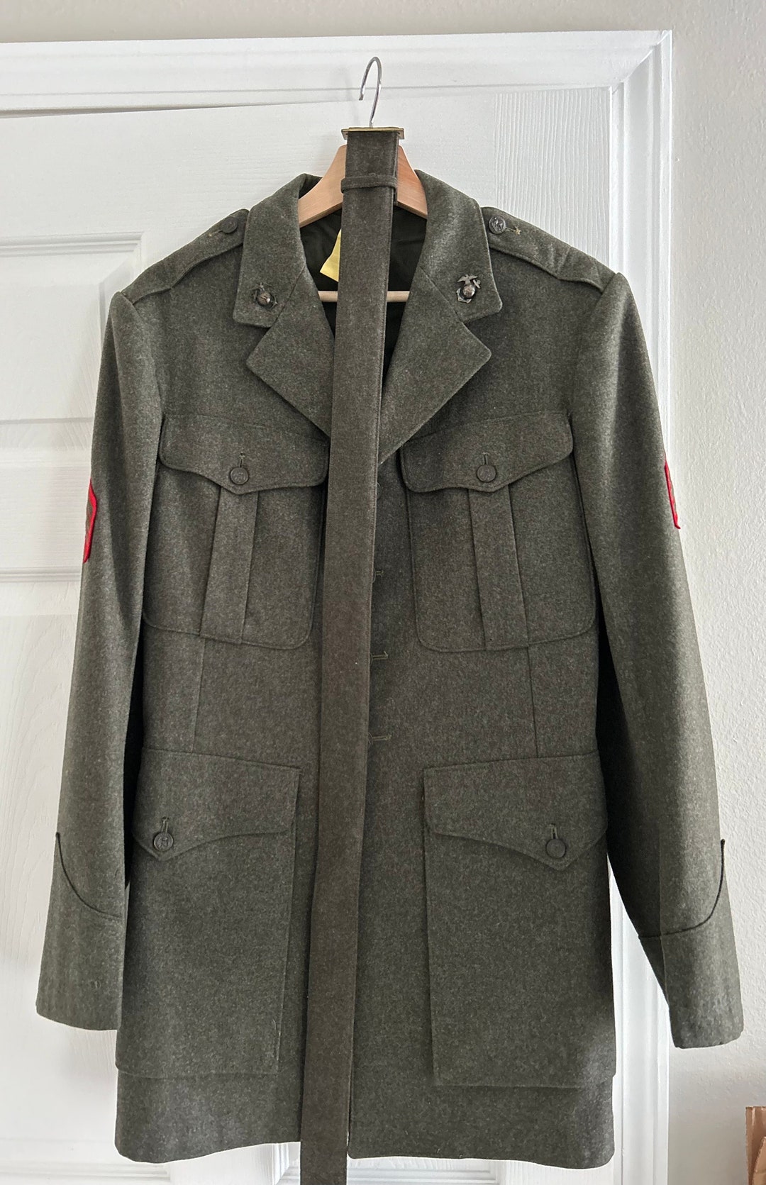 Vintage USMC Marine Corps Officer's Wool Formal Dress Uniform & Pants ...