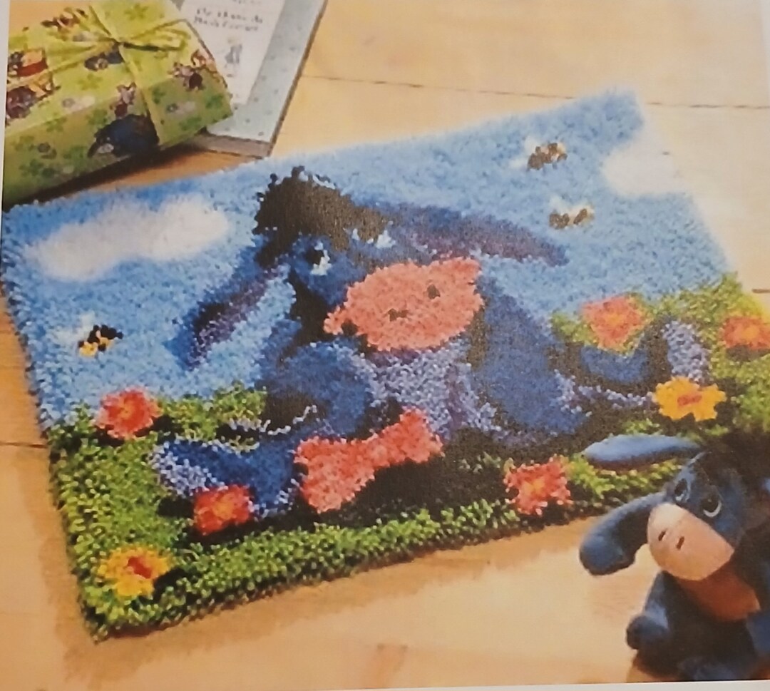 GIANT Cute Eyore Latchhook Kit 104CM X 76cm - Etsy