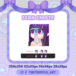 Scare Emote, Fern Emote, Anime Emote, Funny Emote, for Streamer ...