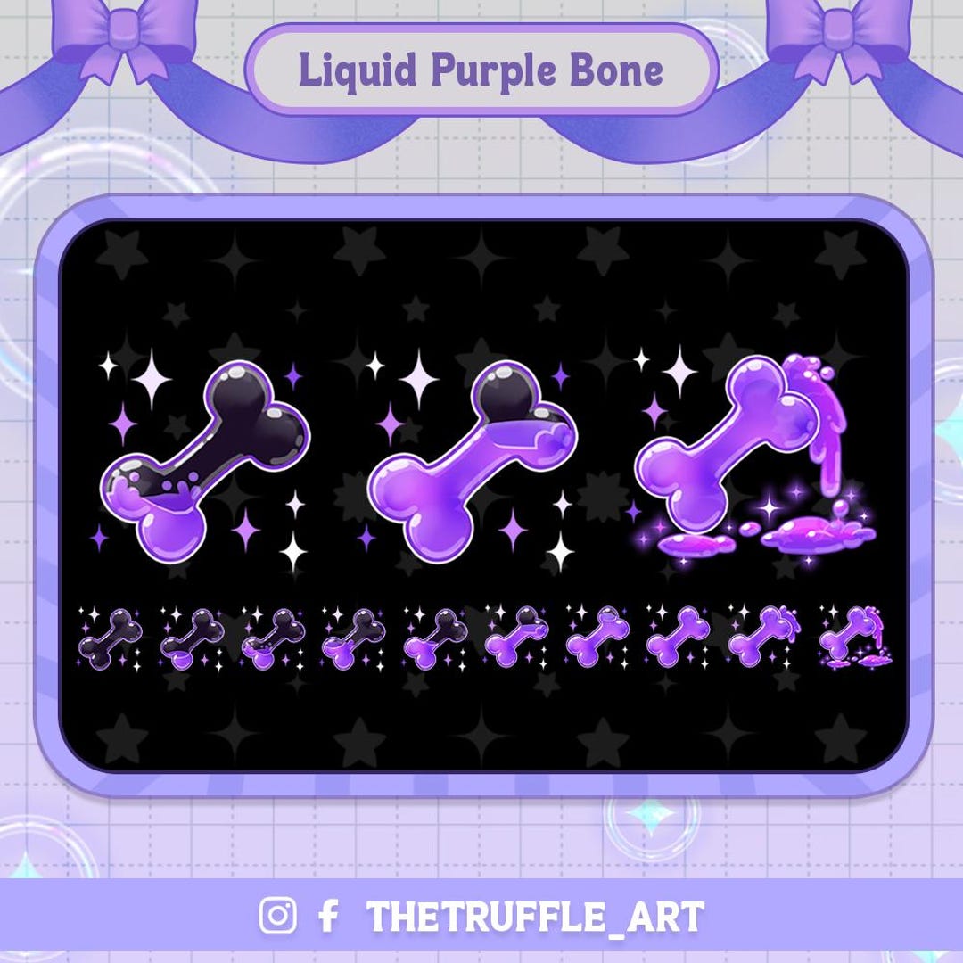 Purple Liquid Bonet Bottle Twitch Sub Bit Badges / Bone Bottle Twitch ...