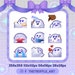 9 Ghost Emotes Pack for Twitch and Discord, Spooky Twitch Emotes, Ghost ...