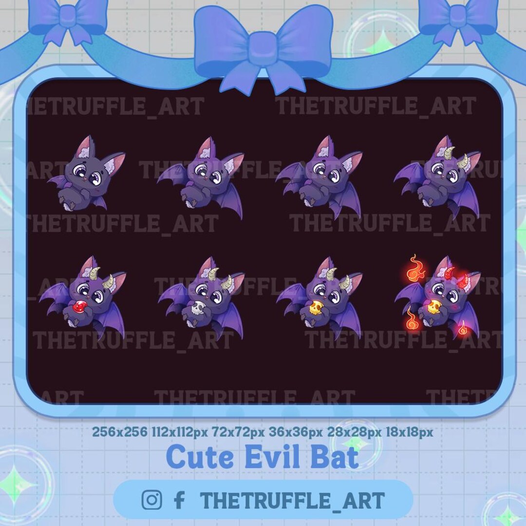 Vampire Evil Bat Sub Badge, Spirist Bat Twitch and Discord Sub Badges ...
