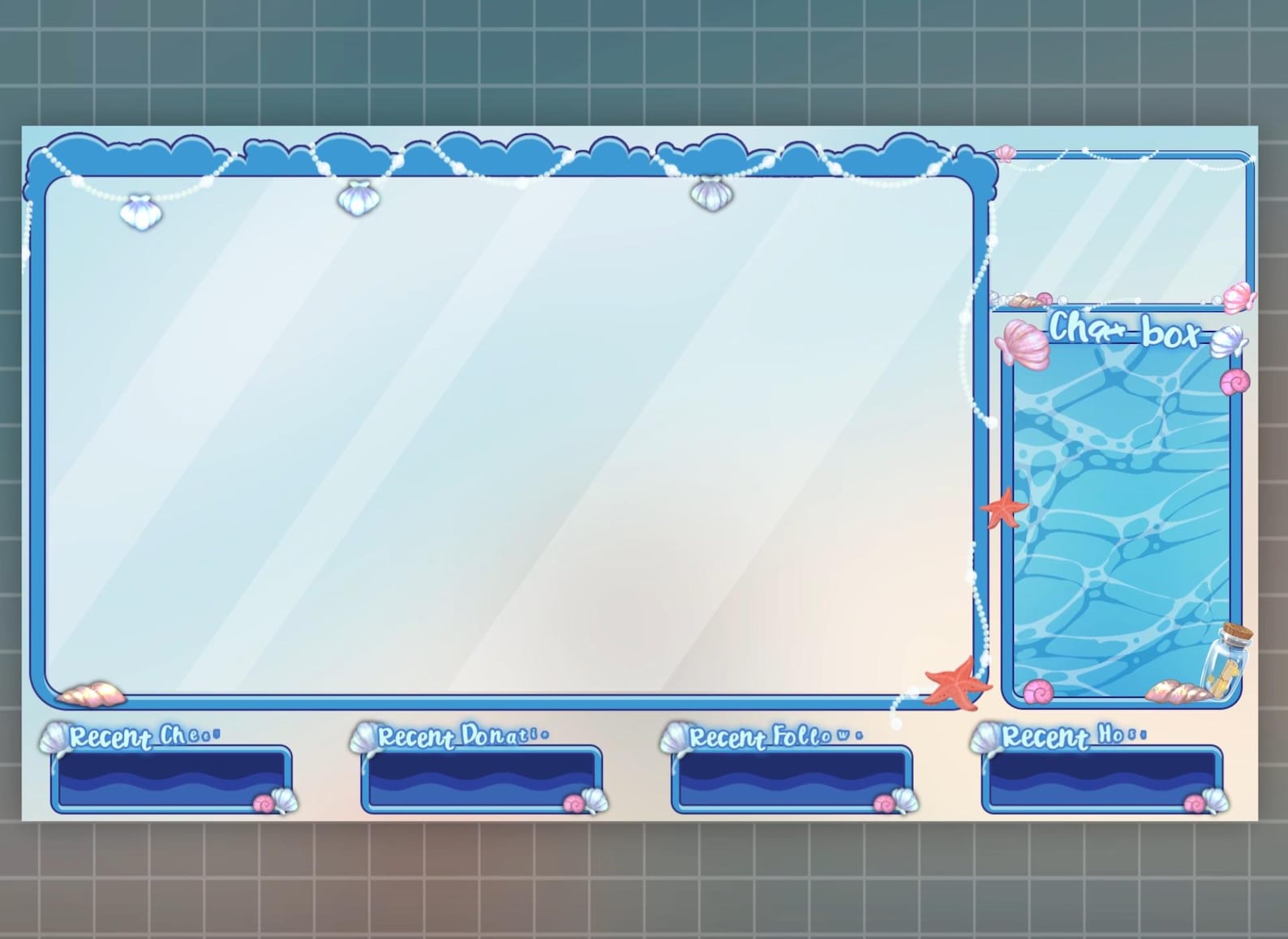 Full Package Summer Beach Twitch Overlays/ Ocean Aethetics Loading ...