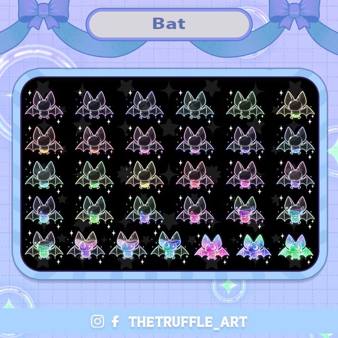 Set of 31 Vampire Liquid Bit Badges, Bat Liquid Twitch Sub Badges ...