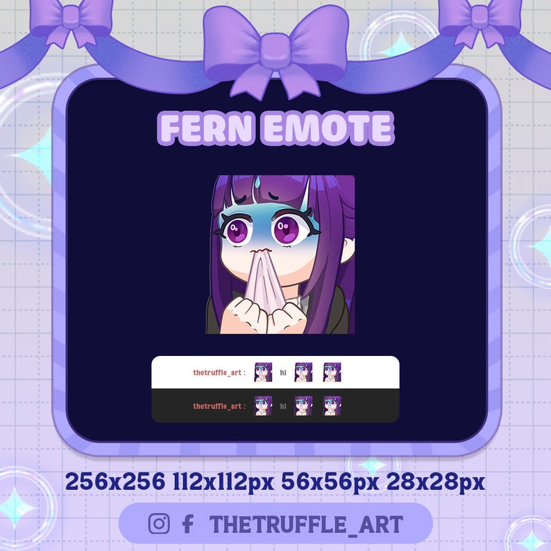 Scare Emote, Fern Emote, Anime Emote, Funny Emote, for Streamer ...