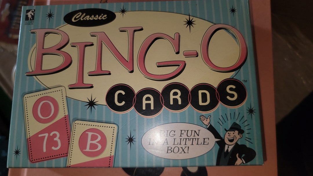 NEW* Classic Bing-o Cards Card Playing Game - Etsy