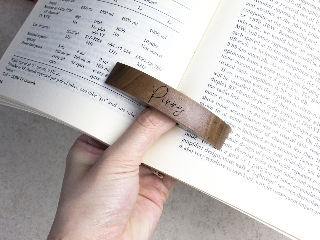 Custom Book Page Holder, Gift for Book Lovers,reading Ring,thumb Page ...