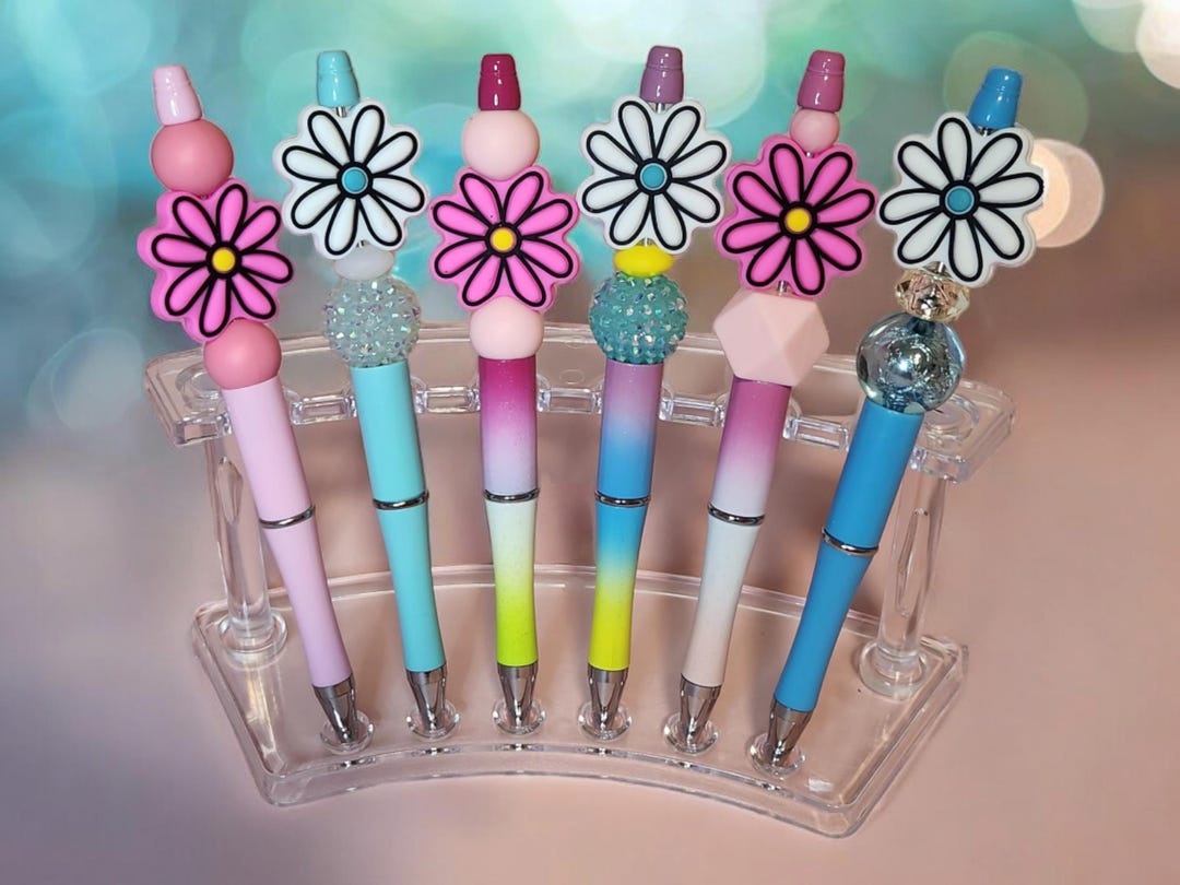 Flower Beaded Pens - Etsy