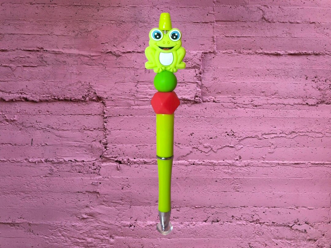 Frog, Sloth, & Fox Beaded Pens-novelty Pens for Animal Lovers-cartoon ...