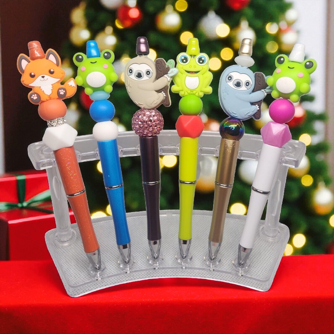 Cute Frog Beaded Pen, Animal Lover Novelty Pen, Handmade - Etsy