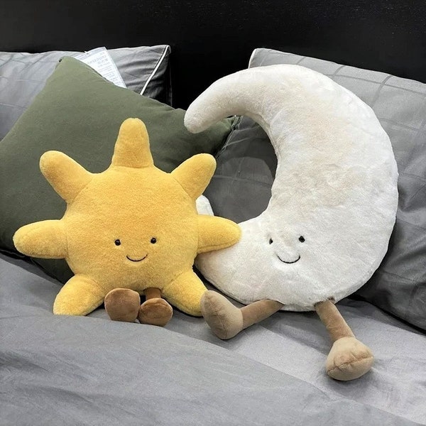 Vintage Sun Moon Pillow - Etsy