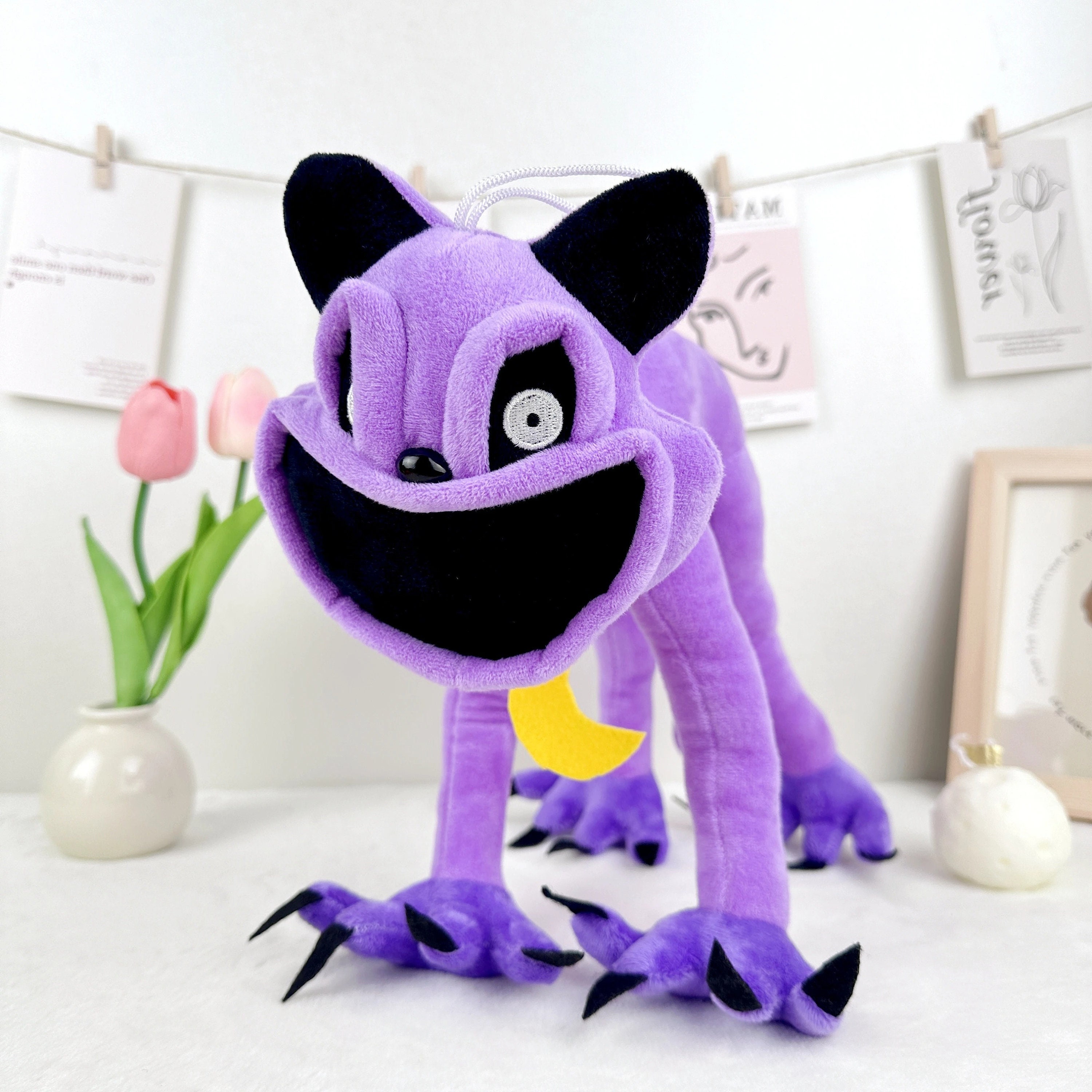 Anime Smiling Critters Catnap Plush Toy Catnap Soft Anime Stuffed ...