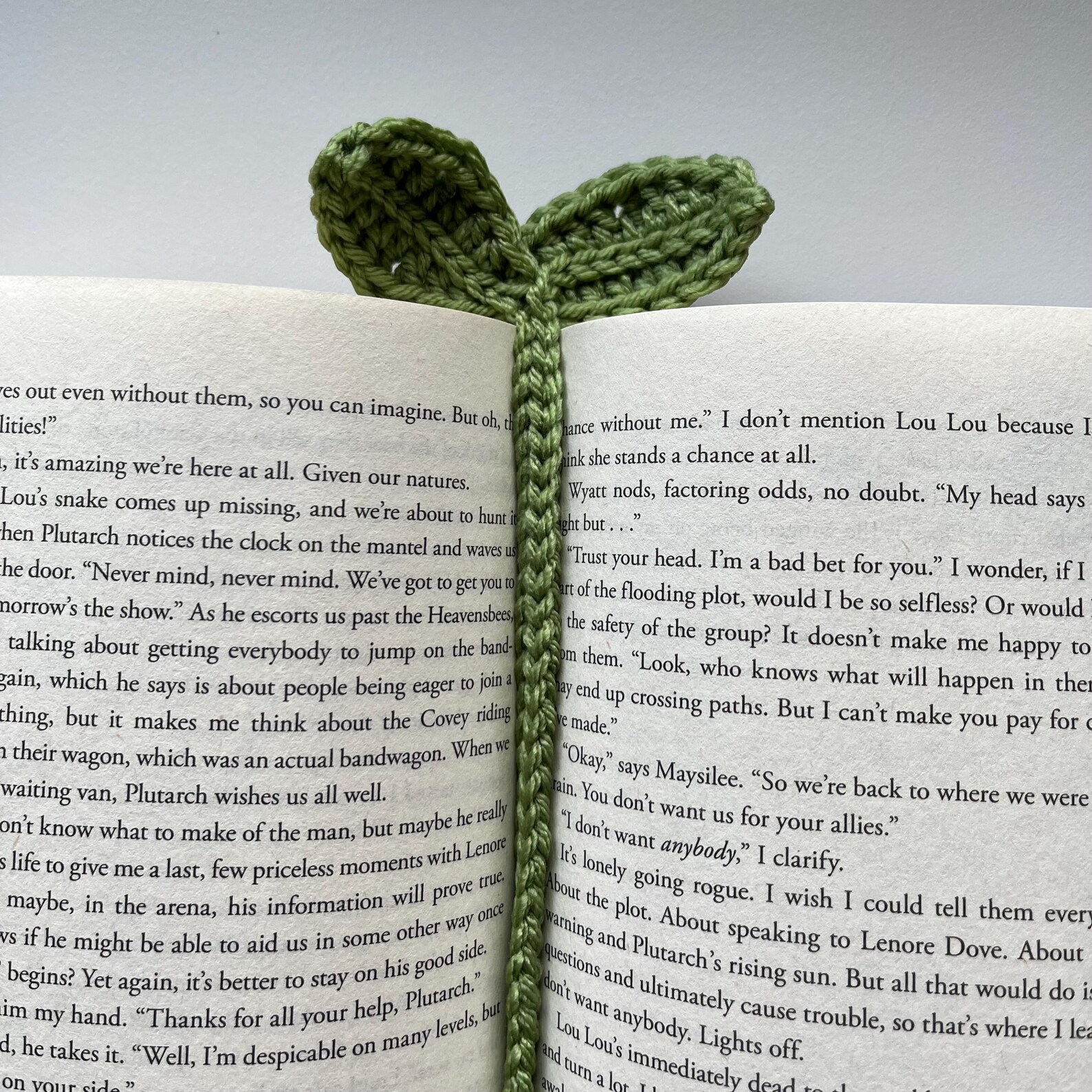 Leaf Sprout Bookmark Crochet Pattern - Easy Digital PDF - Etsy