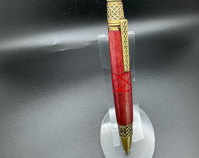Original Art Lathe Turned Epoxy Writing Pen Quantum Multiverse Physics ...