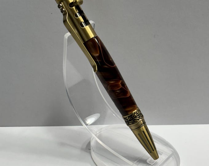 Original Art Lathe Turned Epoxy Writing Pen Quantum Multiverse Physics ...