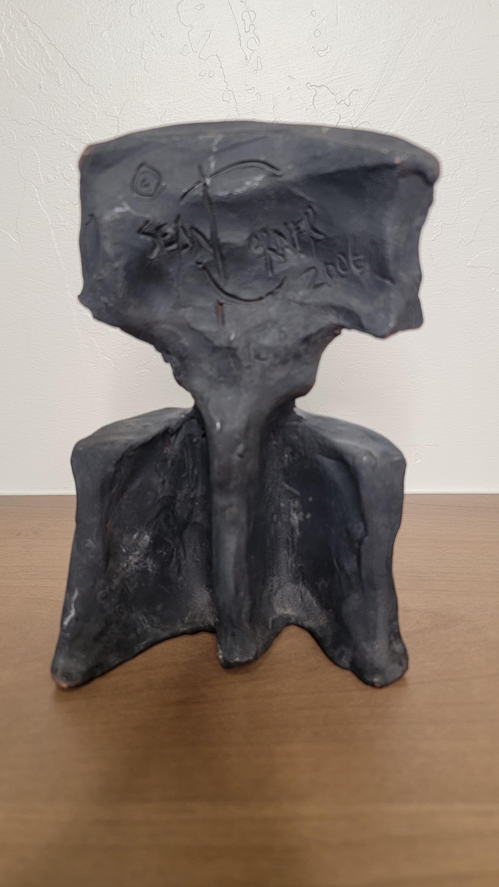 Vtg Original Sean Corner Clay Sculpture the Man Within Signed & Dated 7 ...