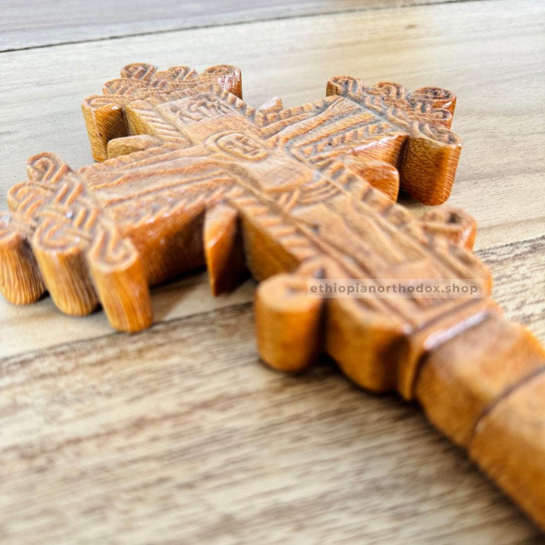የግድግዳ መስቀል Orthodox Wooden Wall Cross Meskel Ethiopian Orthodox Meskel ...