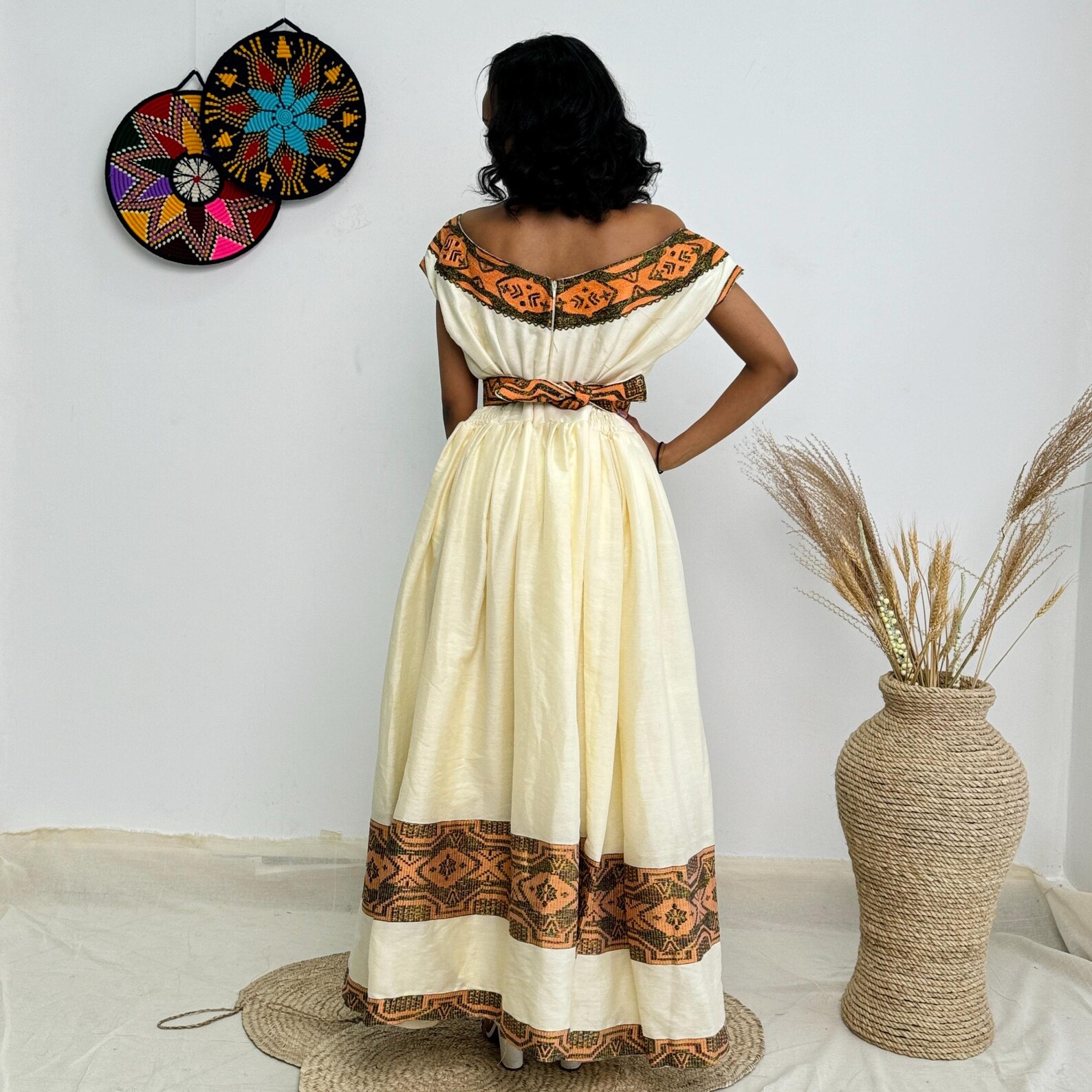 Habesha Kemis | Intricate Tibeb Design | Habesha Wedding Dress ...