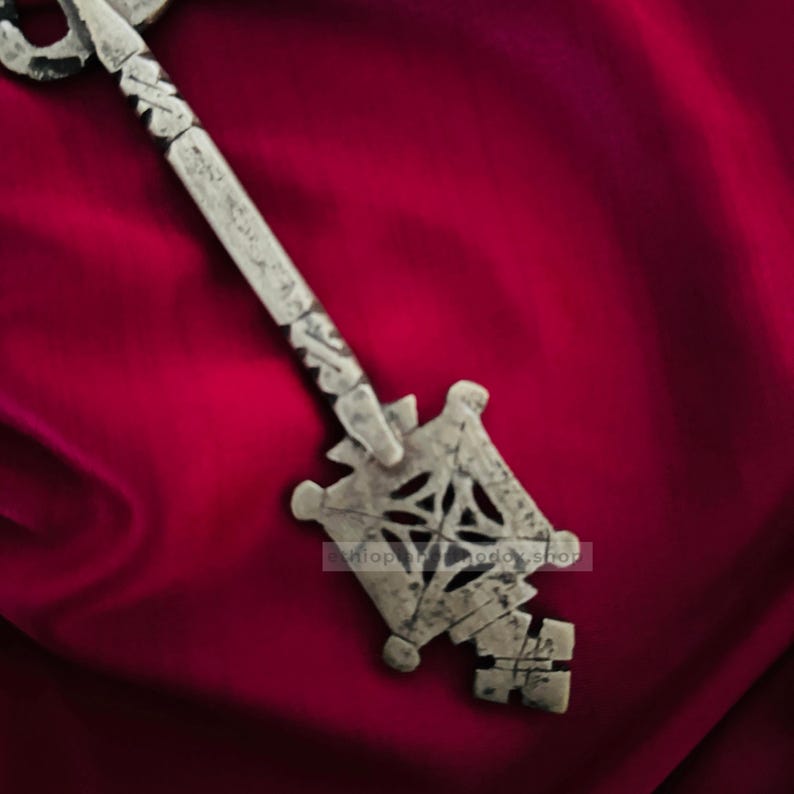 Vintage Ethiopian Orthodox Metal Cross Handmade Cross Meskel Ethiopian ...