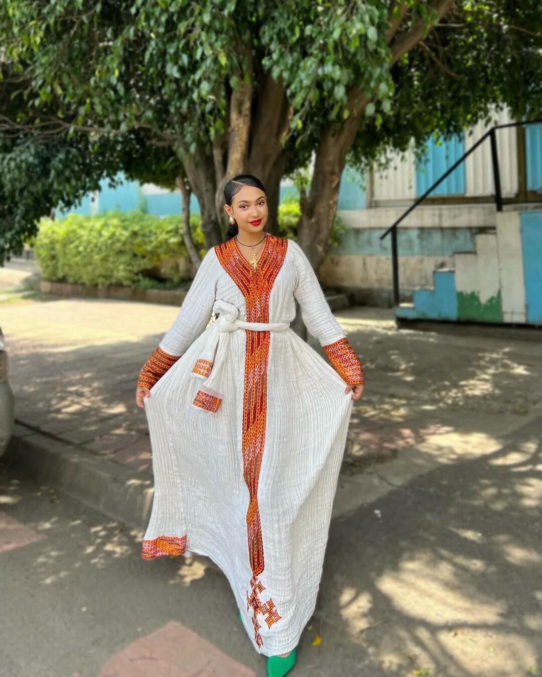 Friyat Habesha Kemis Collection | Long Sleeve Habesha Dress ...