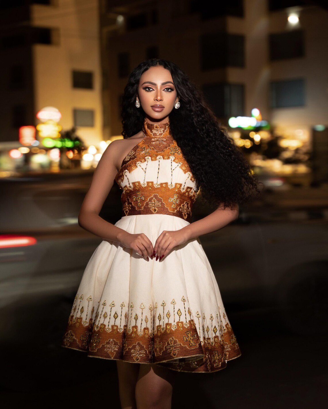 Tsedey Ethiopian Habesha Dress | Modern Traditional Tibeb Design ...