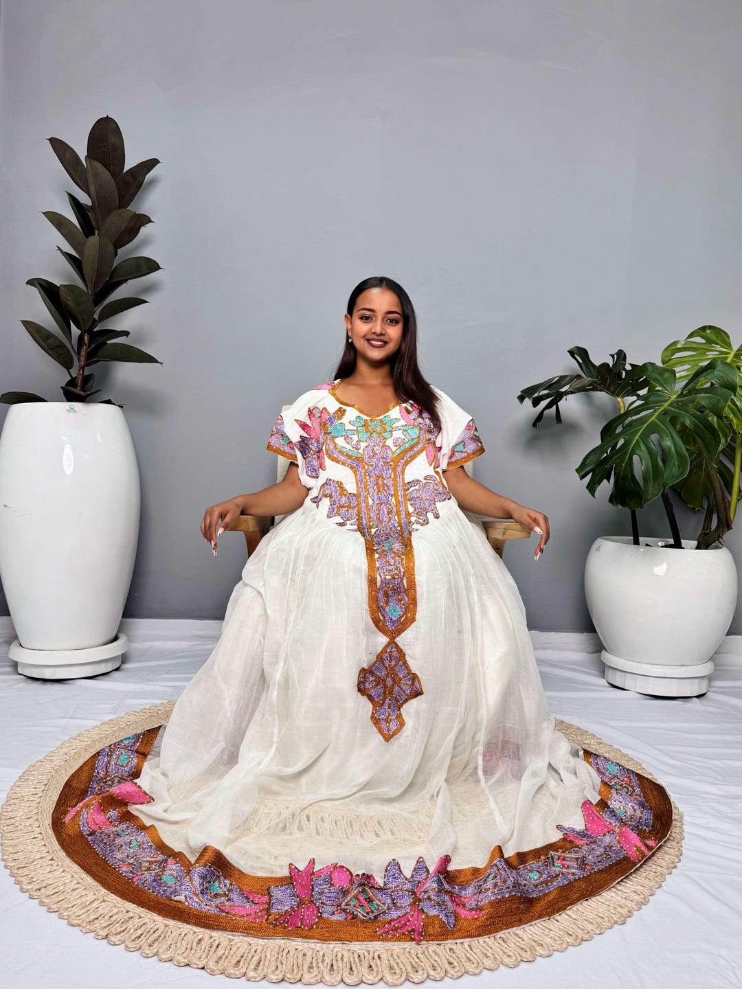 Habesha Dress | Unique Embroidered Design | Special Events Habesha ...