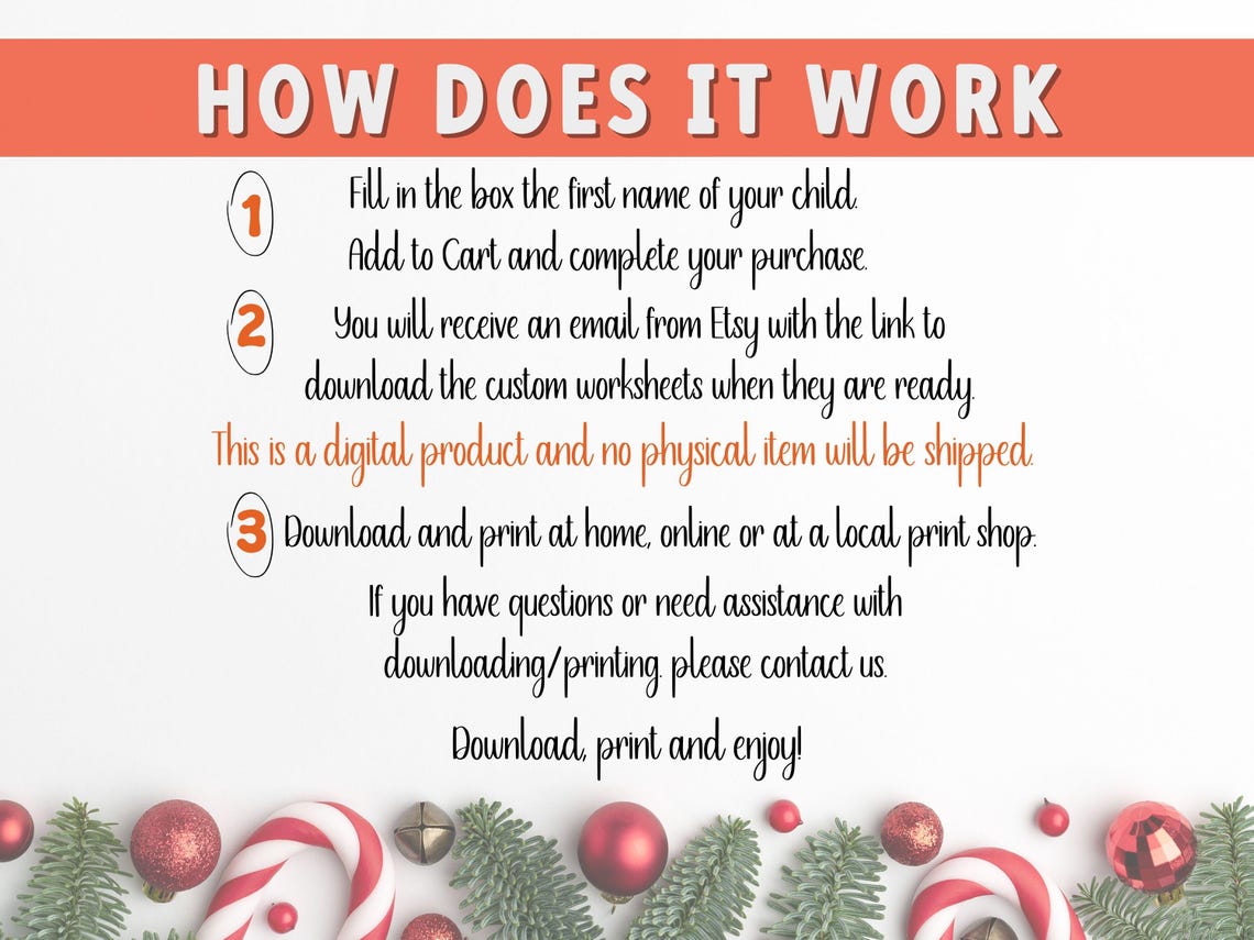 Christmas Custom Name Coloring Page for Toddler, Preschool, Pre-k, Name ...