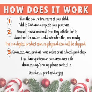 Christmas Custom Name Coloring Page for Toddler, Preschool, Pre-k, Name ...