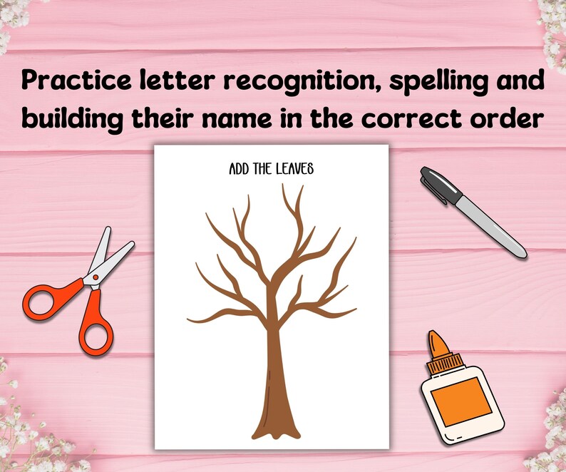 Valentine's Day Name Craft for Toddler, Preschool, Pre-k, Kindergarten ...