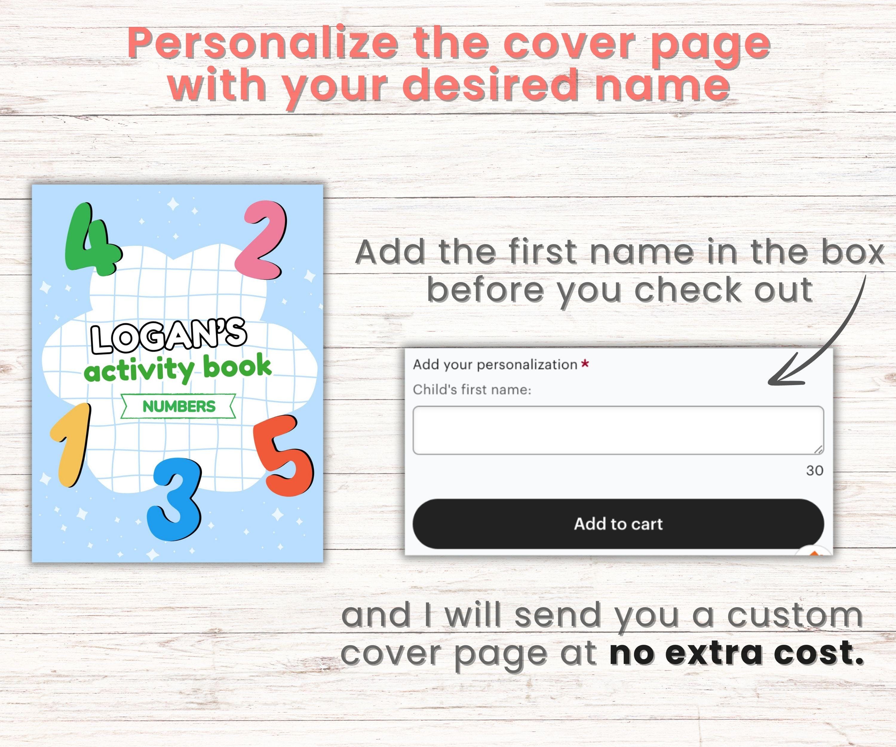 Toddler Learning Binder, Numbers Recognition and Number Matching ...