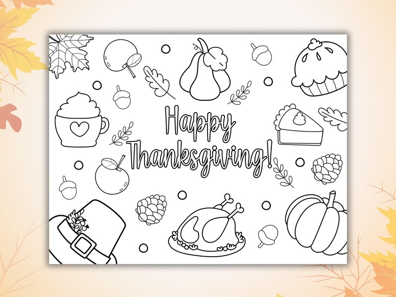 Fall Coloring Pages for Preschool, Pre K, Kindergarten Kids Autumn ...