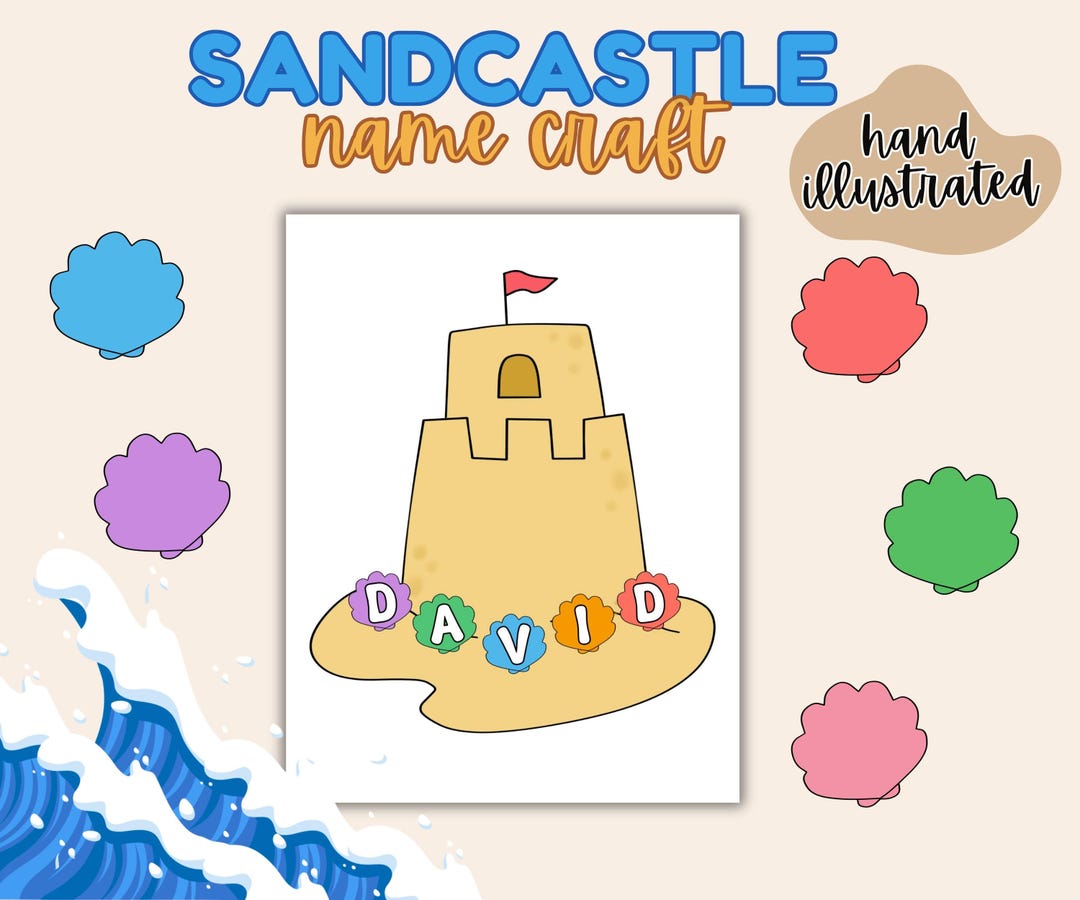 Summer Name Craft for Toddler, Preschool, Pre-k, Kindergarten ...