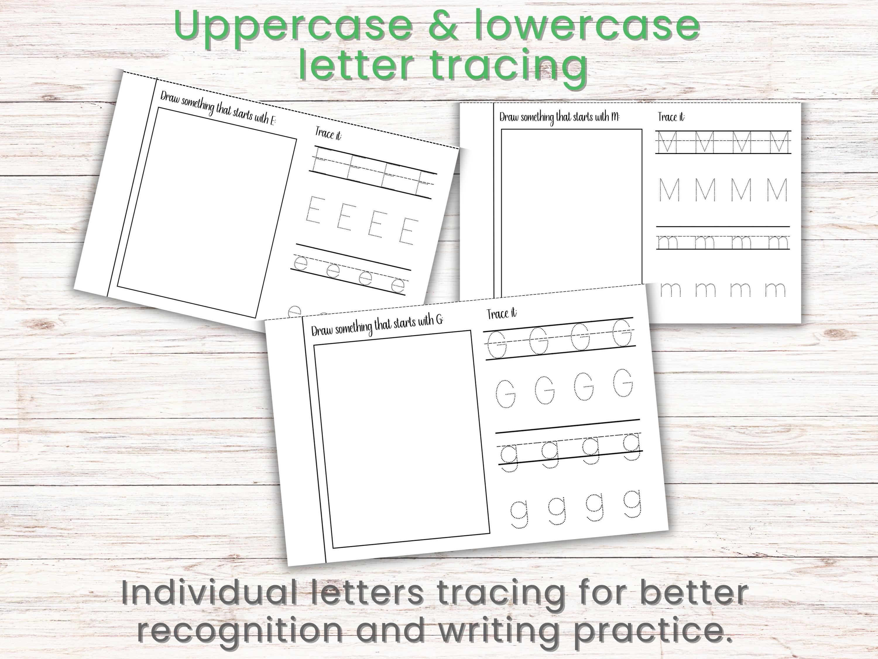 Alphabet Mini Book, Printable Literacy Workbook for Preschool, Pre-k ...