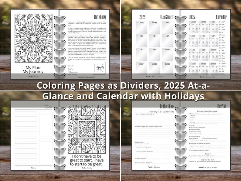2025 Undated Weekly Planner, Desert Cactus Cover, 16-hr Day, Monthly ...